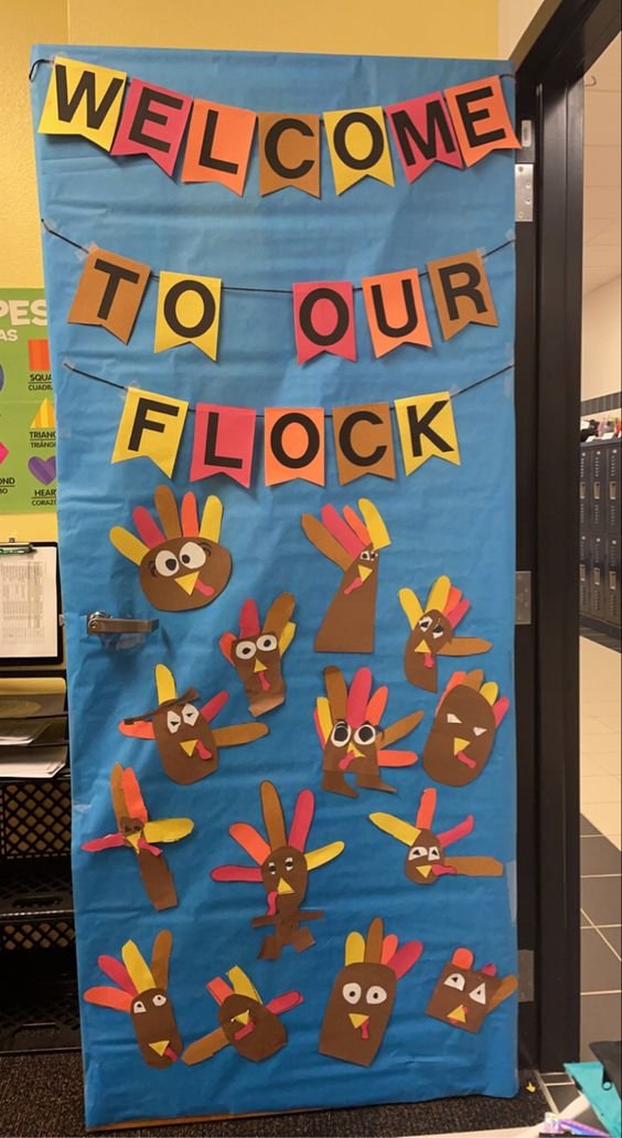 Thanksgiving Classroom Door And Bulletin Boards - RecipeMagik